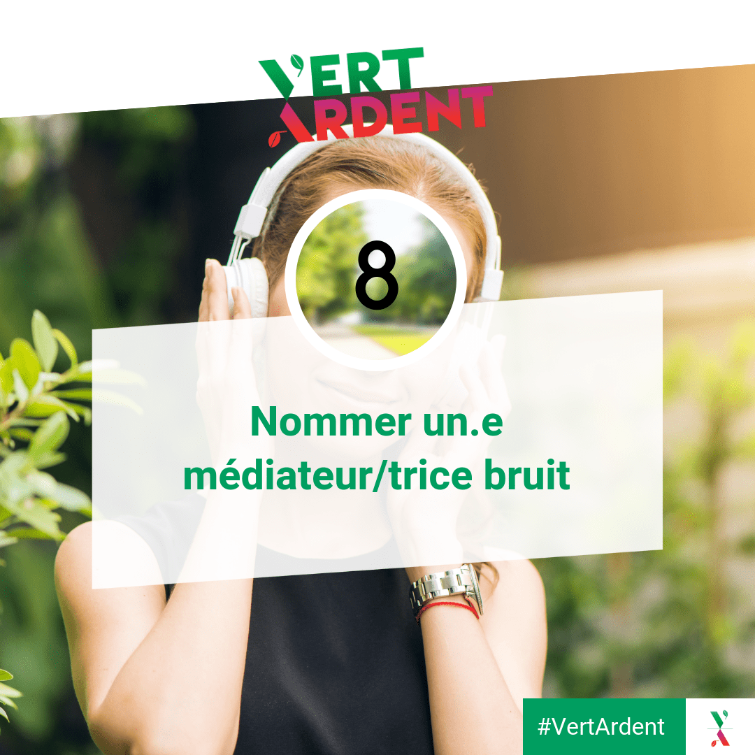 Nommer un.e médiateur/trice bruit à Liège | Vert Ardent